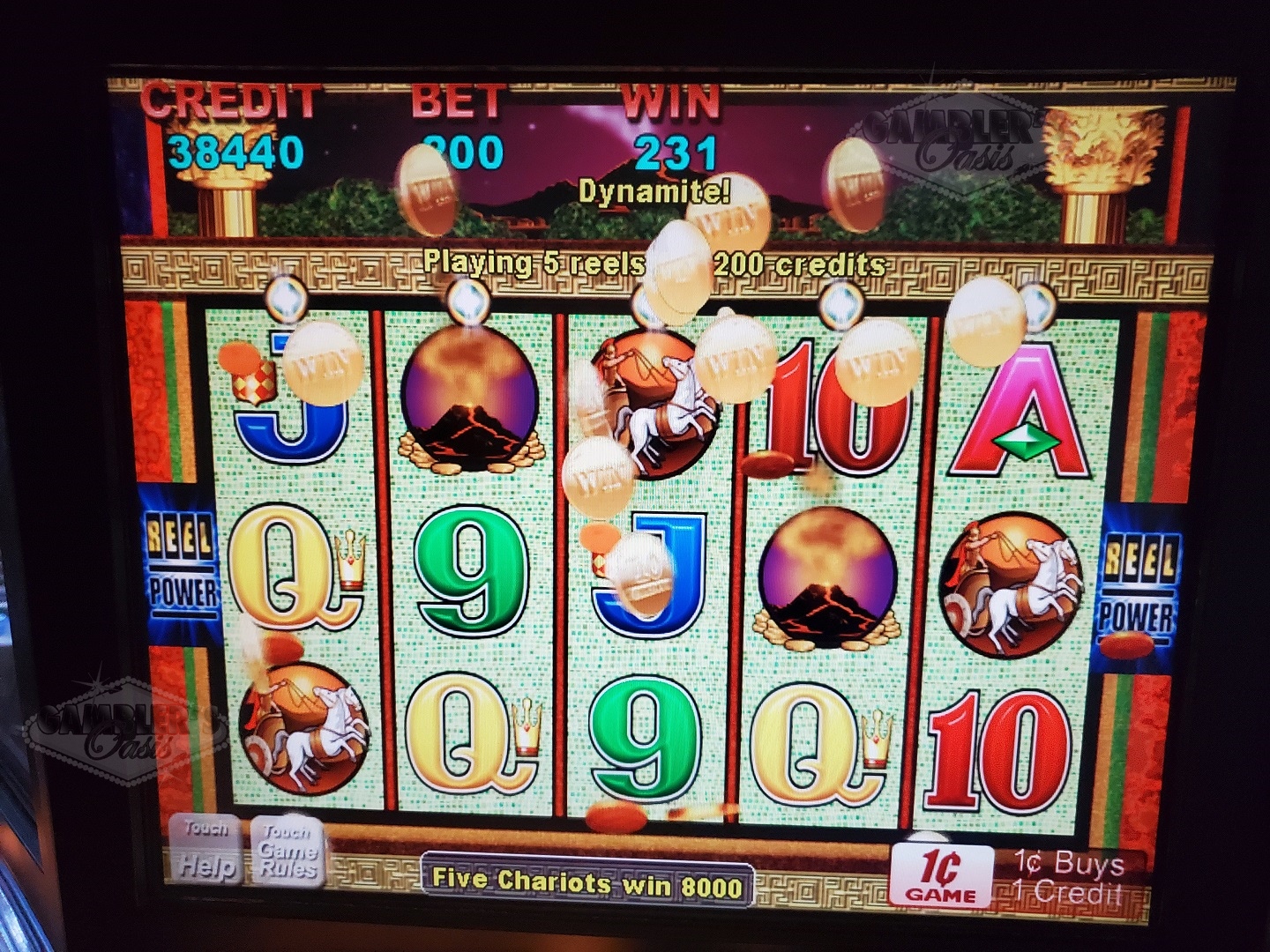 ARISTOCRAT POMPEII VIDEO SLOT MACHINE For Sale • Gambler's Oasis USA