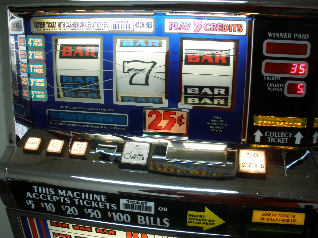 Double Double Bonus Poker Machine For Sale