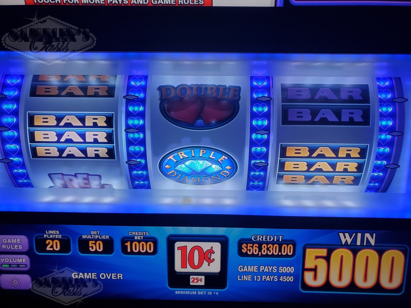 IGT I LOVE TRIPLE DIAMOND FREE GAMES S3000 SLOT MACHINE For Sale ...