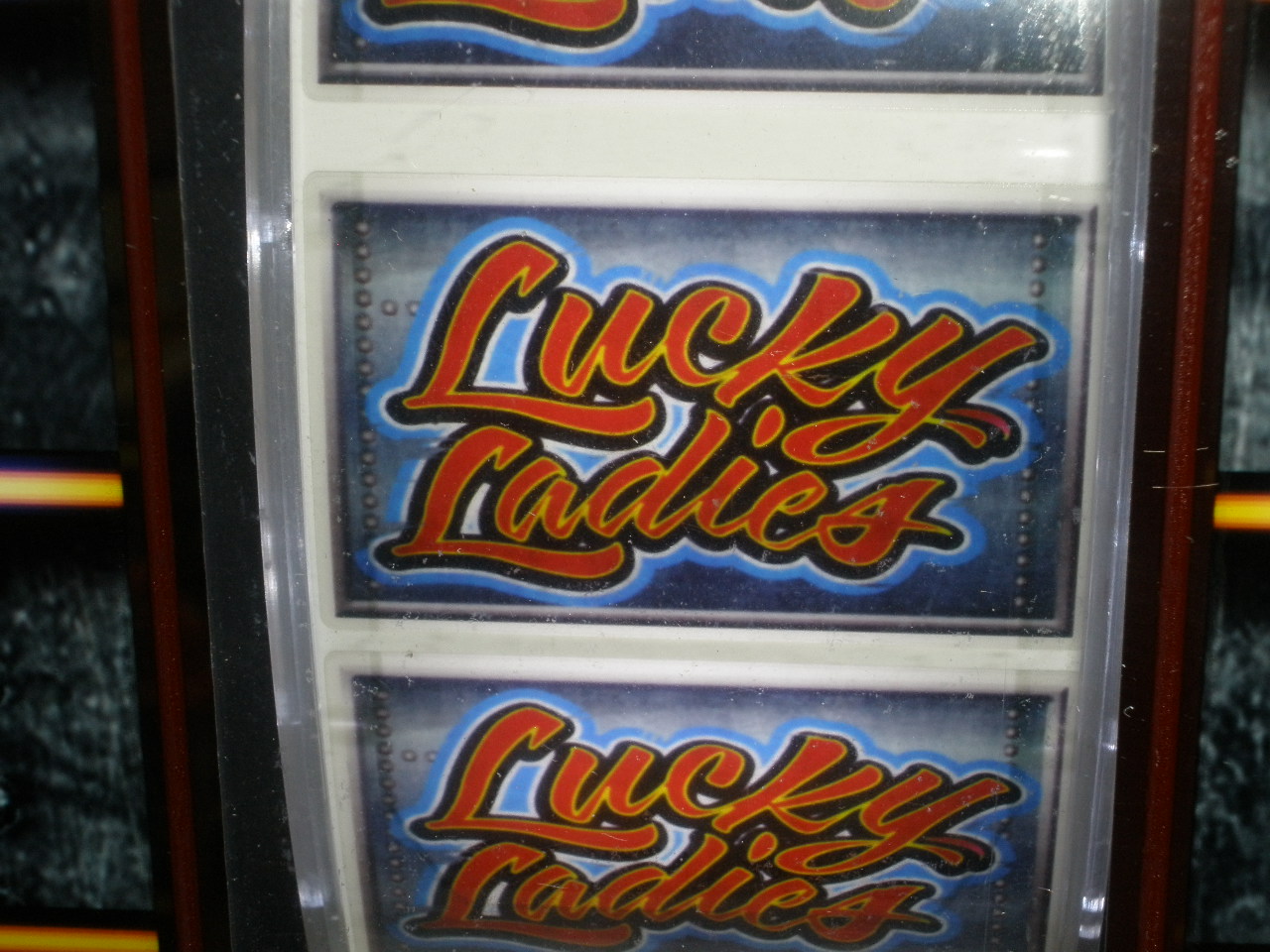WMS LUCKY LADIES FIVE REEL BLUEBIRD SLOT MACHINE WITH LIGHTED BONUS ...